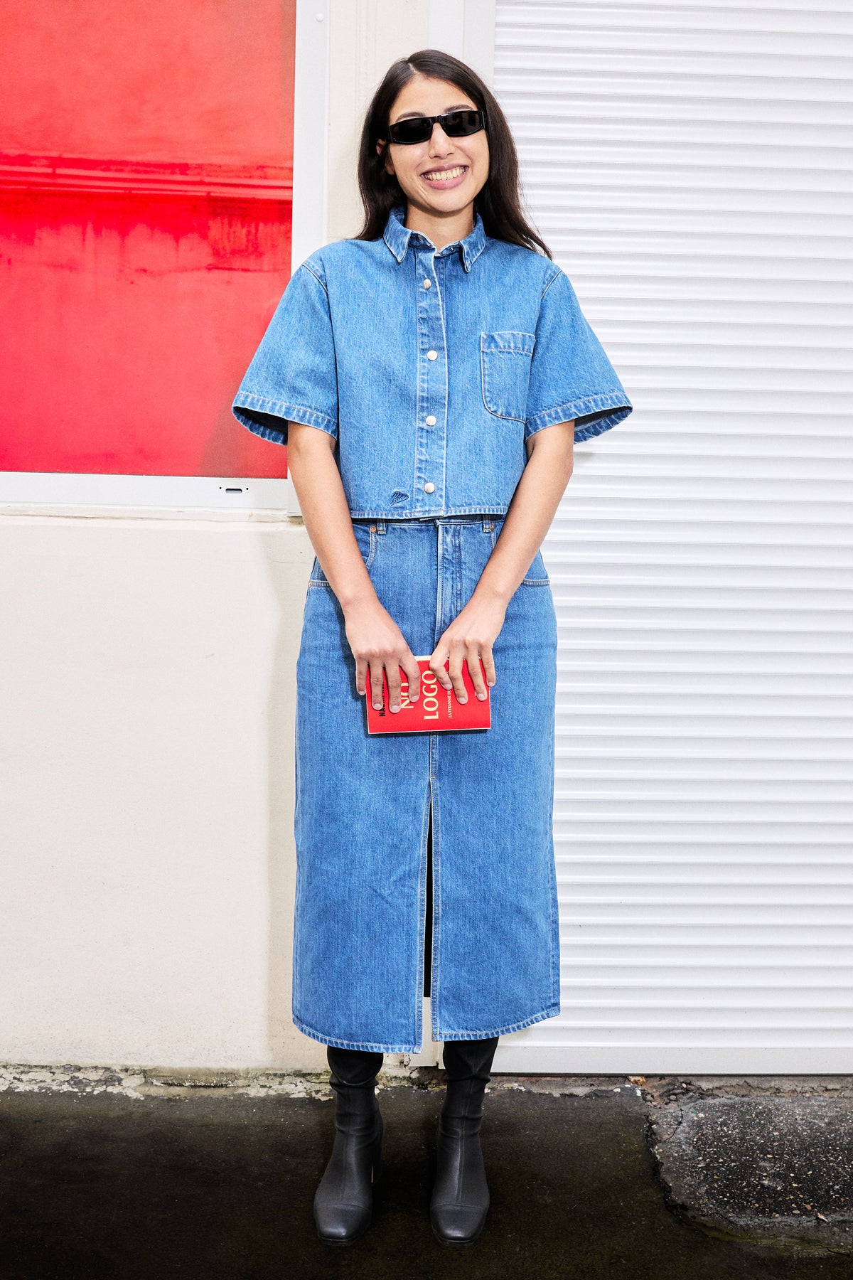 Surchemise Super Jessie en denim bio Bleu Medium – Patine